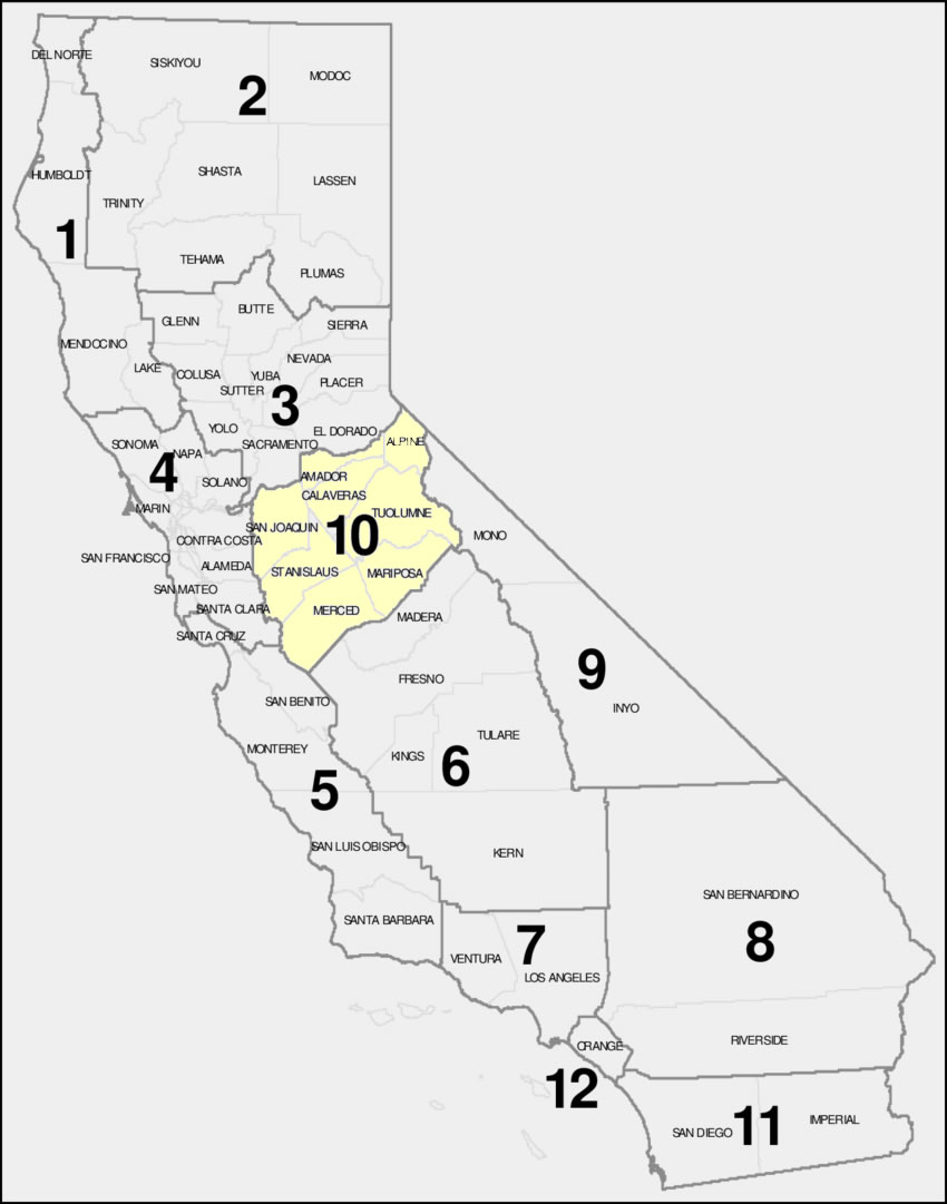California Traffic District 10 Road Cams - Northern San Joaquin Valley